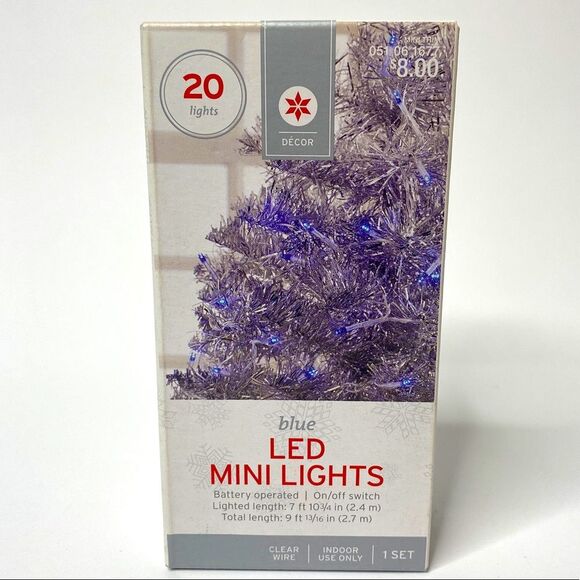 Holiday | 525 Blue Mini Led String Lights Battery Operated | Poshmark